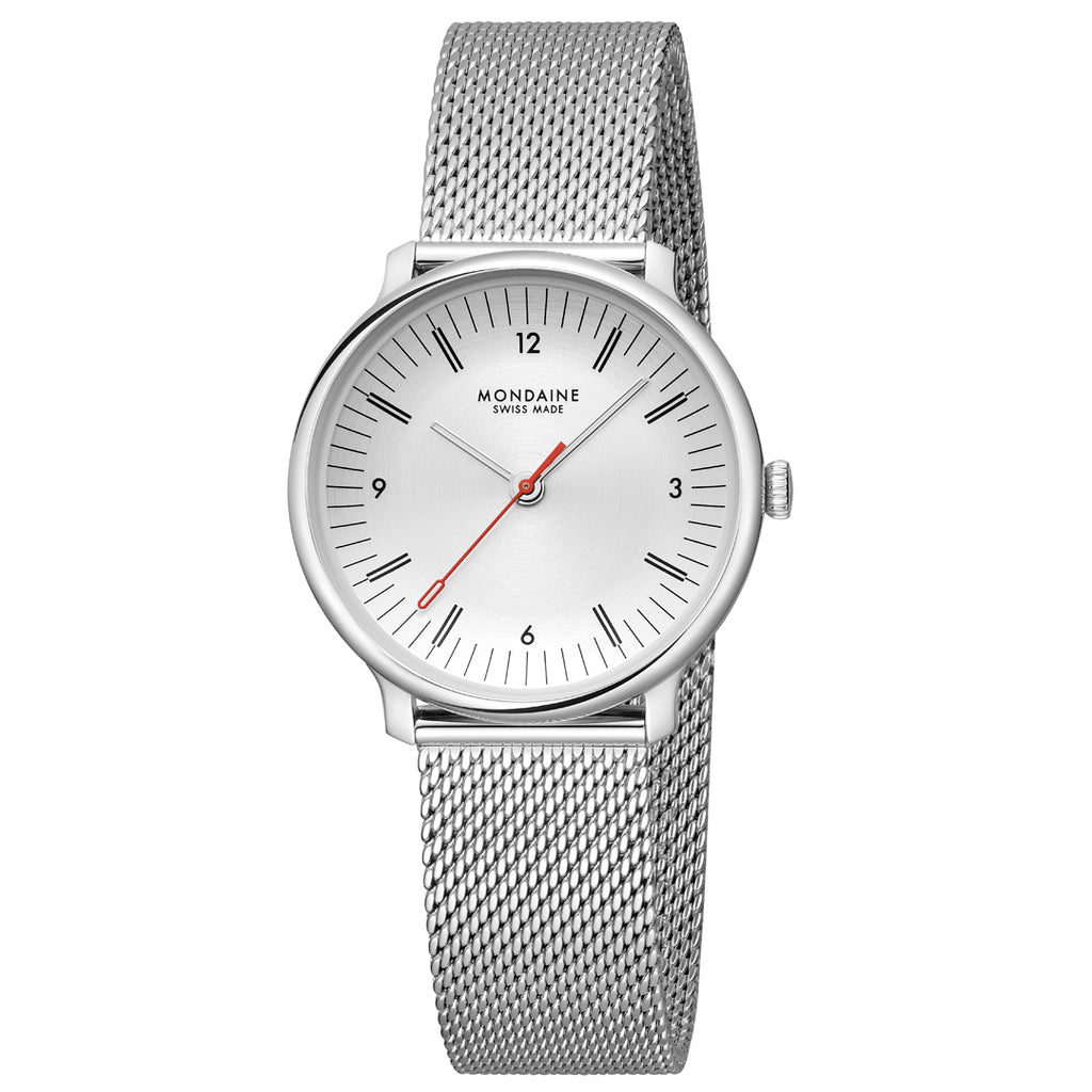 Mondaine Doppio Stainless Steel 41mm Watch | Mondaine Australia