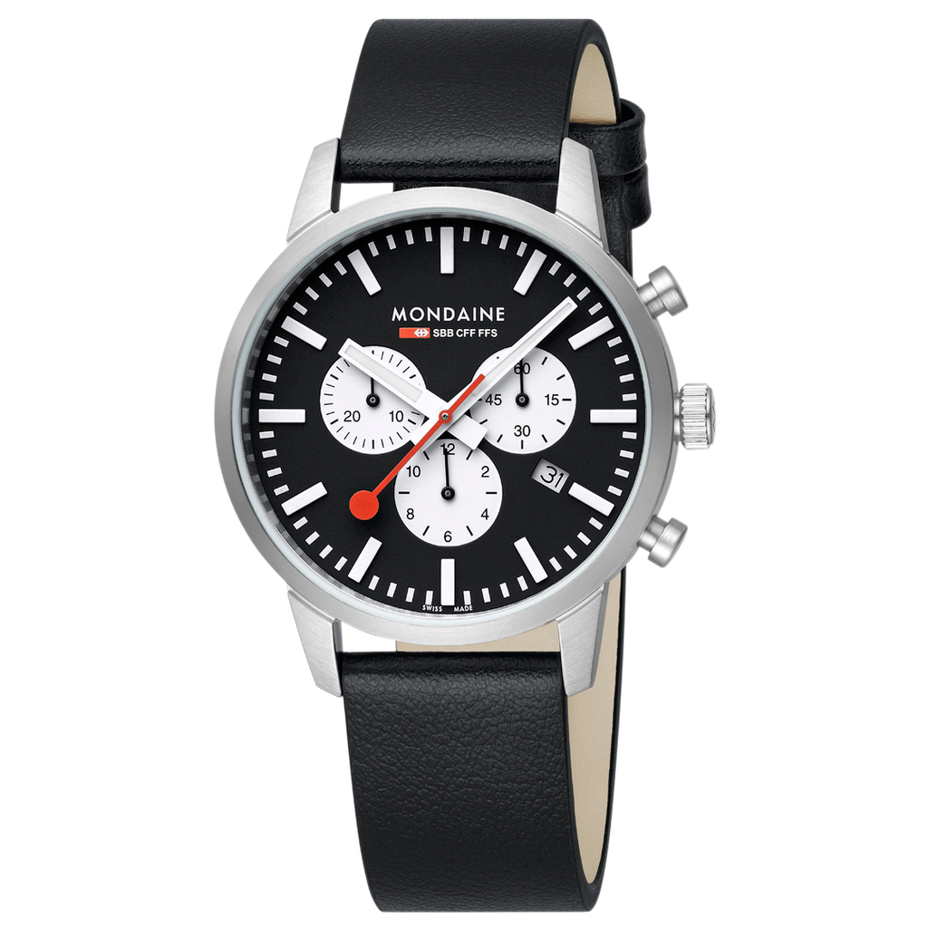 Mondaine Official Swiss Railways Neo Chronograph Super-LumiNovaÂ® 41mm ...